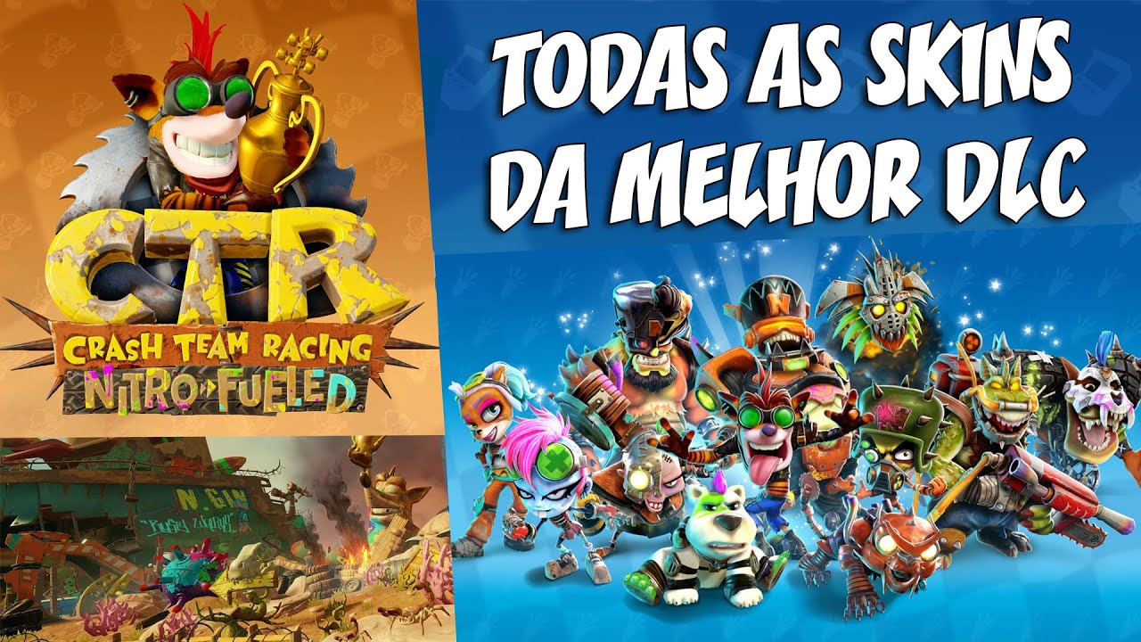 CRASH TEAM RACING NITRO FUELED RUSTLAND A MELHOR DLC ! - YouTube