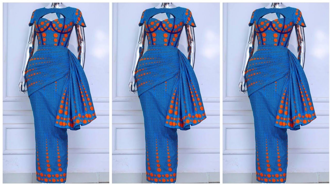 How to Drape on a Dress/Skirt || Easiest drape method || Fabric ...