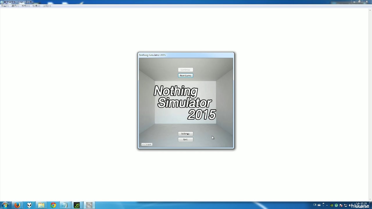 Nothing Simulator 2015 15 Minutes 1080P Gameplay - YouTube