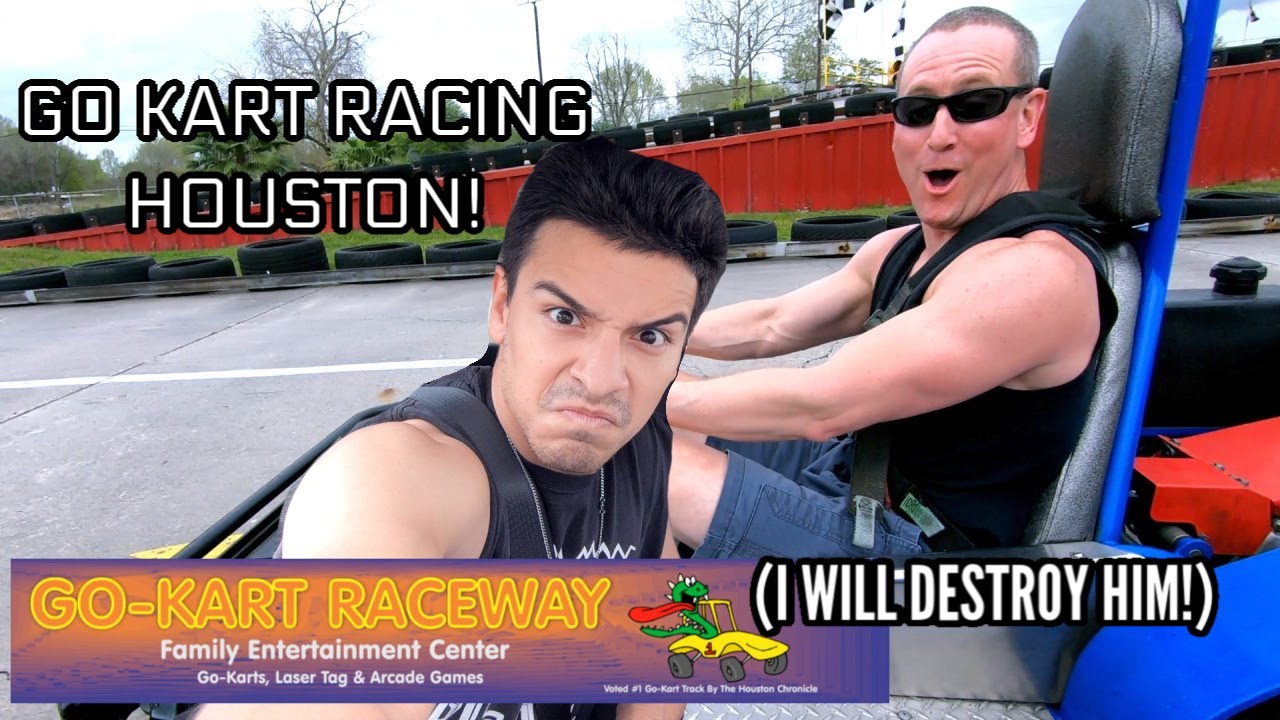 GO KART RACING IN HOUSTON! VLOG pt. 28 (I'M GOING FAST!!) - YouTube