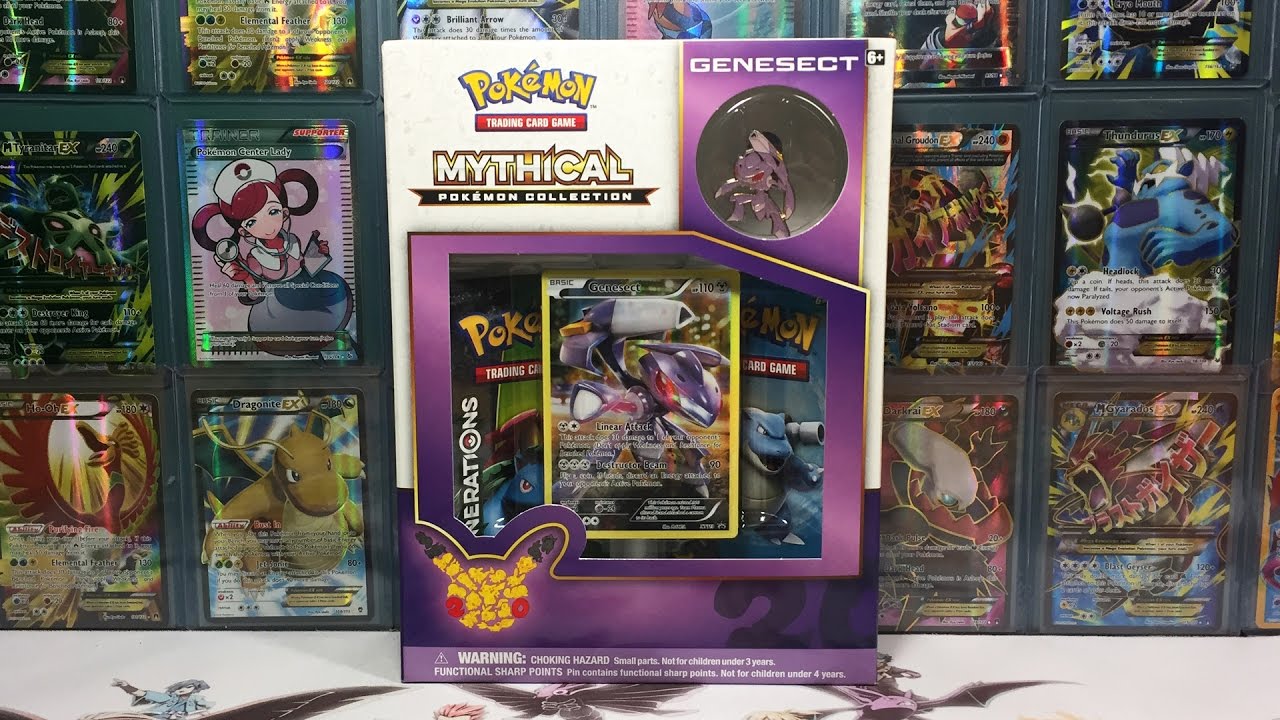 Genesect Mythical Pokemon Collection Box Opening! 😈 - YouTube