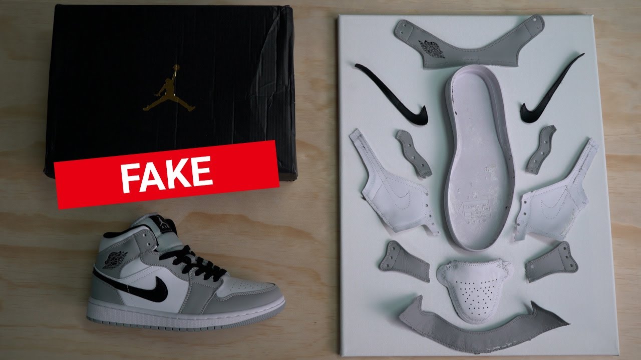 Fake, Nike Air Jordan 1 Disassembly IT!! - YouTube