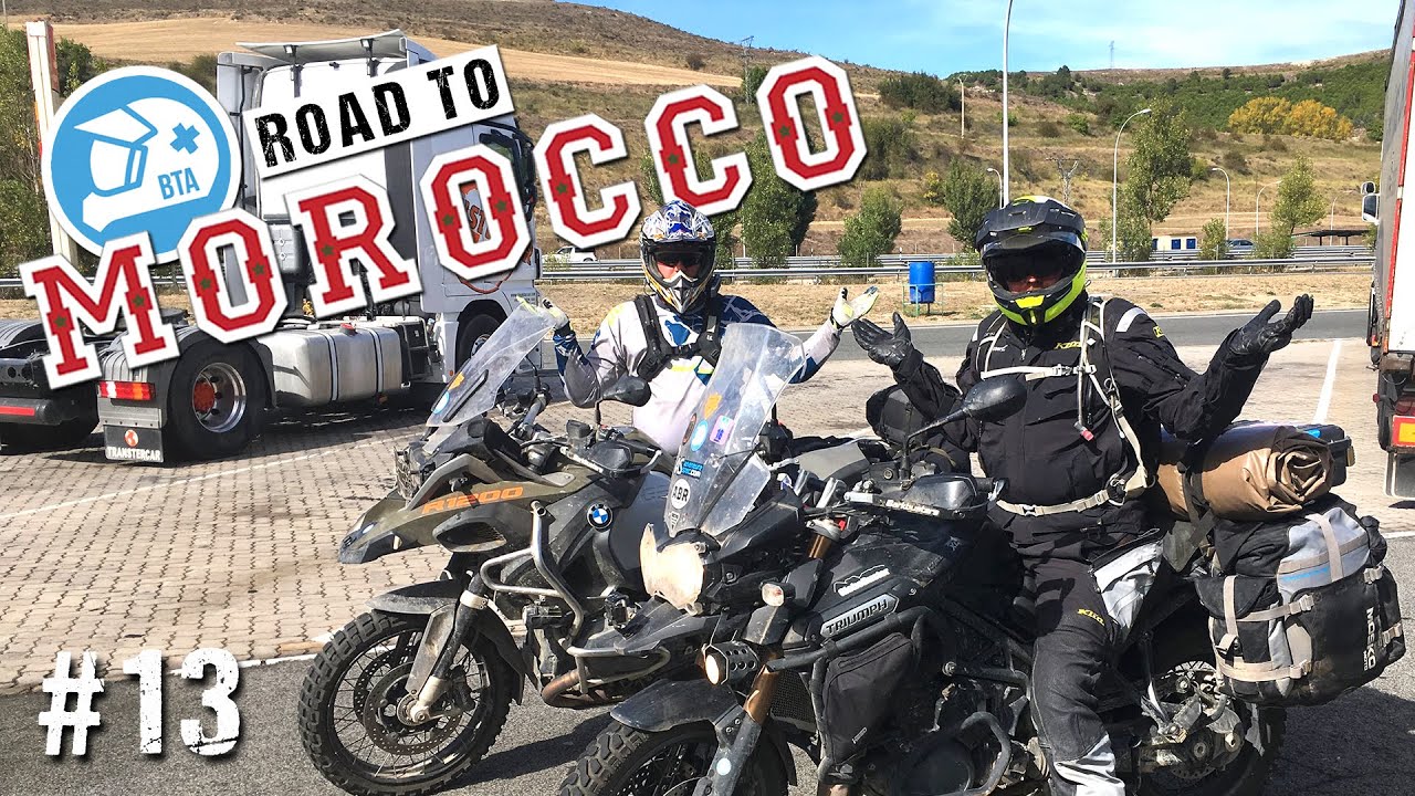 Road to Morocco Ep13: Motorcycle Off-Road Adventure (Bodge Tape ...