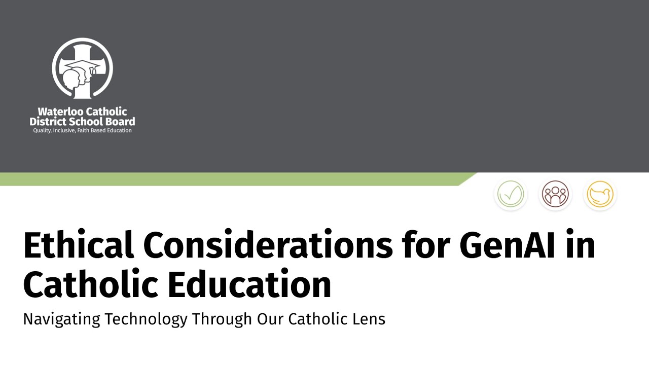 Ethical Considerations for GenAI Use in Education - YouTube