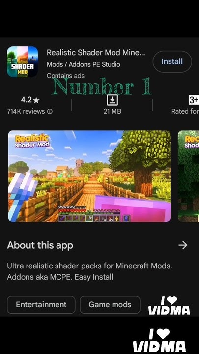 Top 5 Shaders App For Minecraft PE #minecraft #shaders #top #apps #free #easy #smooth #graphics ...