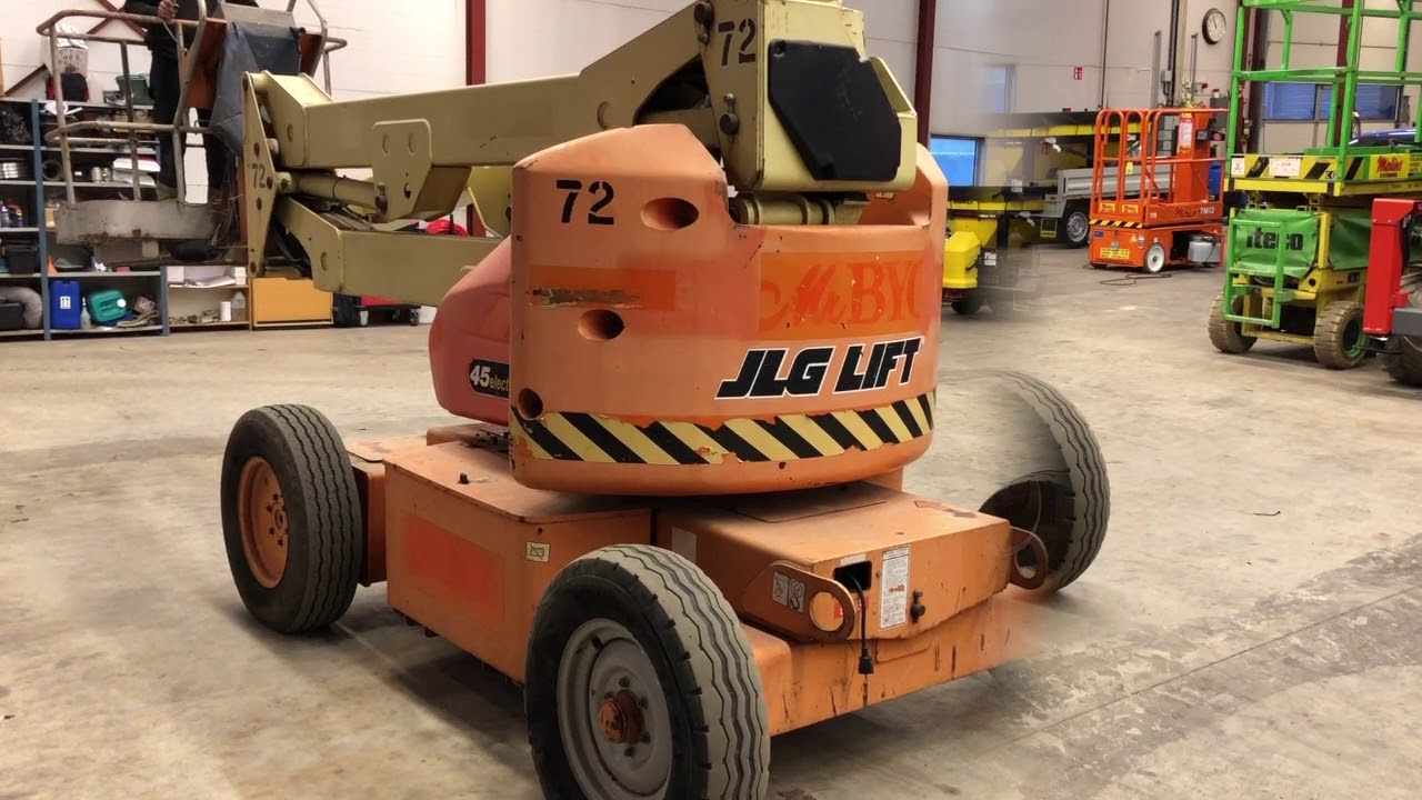 Köp Bomlift JLG 45 Electric på Klaravik.se - YouTube
