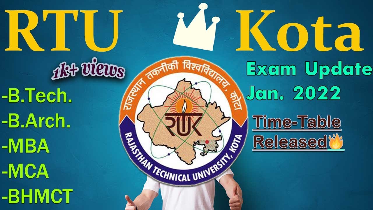 RTU Special Exam Jan. 2022 Time-Table Released 🔥| RTU Exam Update 2022 ...
