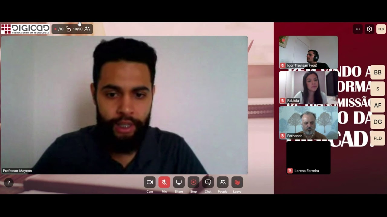 Veja como funciona as aulas AO VIVO da Digicad! - YouTube