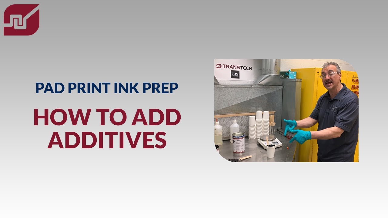 Preparing Pad Printing Ink: The Best Way to Add Additives - YouTube