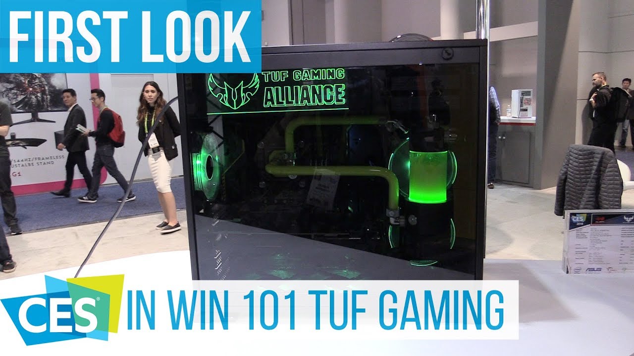 In Win 101 TUF Gaming Case First Look (English) #CES2018 - YouTube