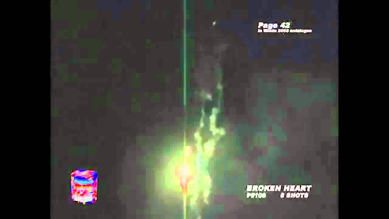 BROKEN HEART [Fireworks] 200g Cake Demo - YouTube