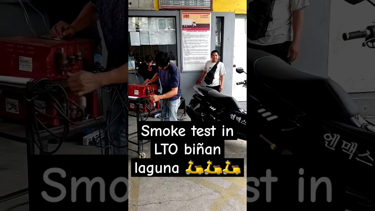 Emission test | Smoke test ni NMAX in LTO biñan laguna - Jessie 🧑🏻 # ...