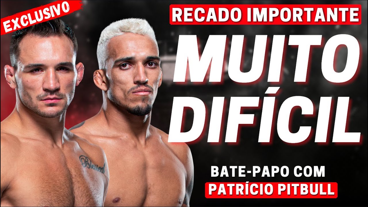 EXCLUSIVO! PATRÍCIO PITBULL ALERTA CHARLES DO BRONX SOBRE CINTURÃO DO ...