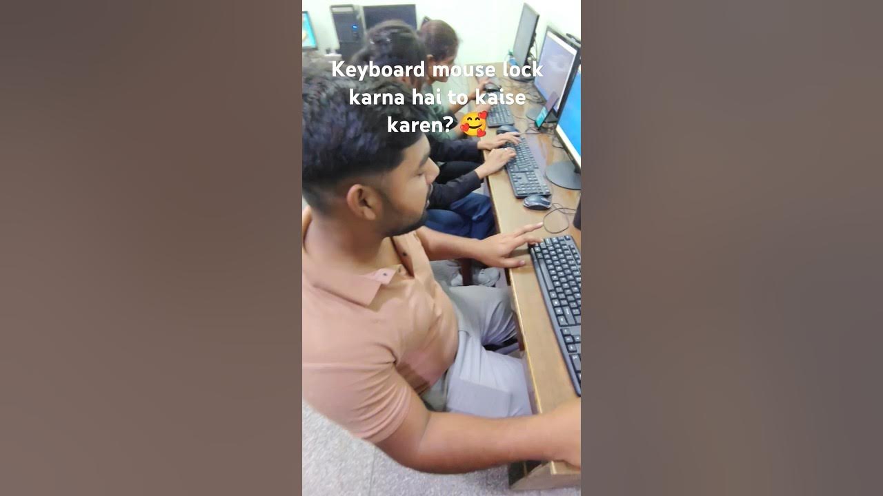 Keyboard mouse lock karna hai to kaise karen? 🥰 #computer #computerknowledge #computerscience ...