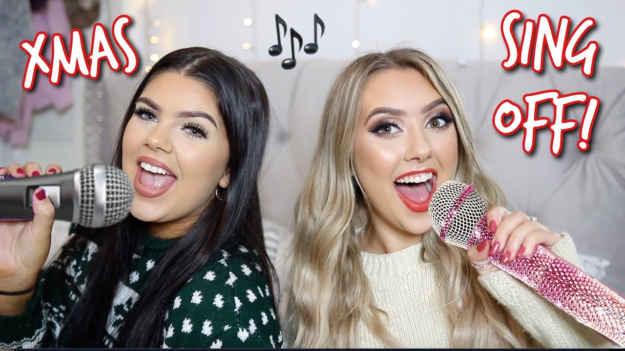 CHRISTMAS SING OFF VS MY SISTER - YouTube