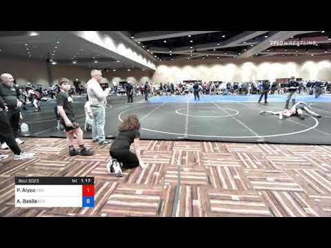 126 Lbs Quarterfinal - Phoenix Alyea, Virginia Vs Anthony Basile, KT Kidz Wrestling Club D133 ...