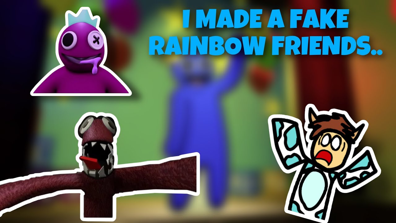 I MADE A FAKE RAINBOW FRIENDS CHAPTER 2.. - YouTube