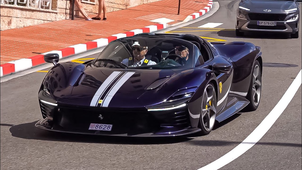 SUPERCARS in MONACO 2023 -76- ( Daytona SP3, 300SL Roadster, 812 ...