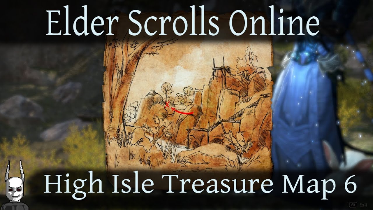 High Isle Treasure Map 6 [Elder Scrolls Online] ESO - YouTube