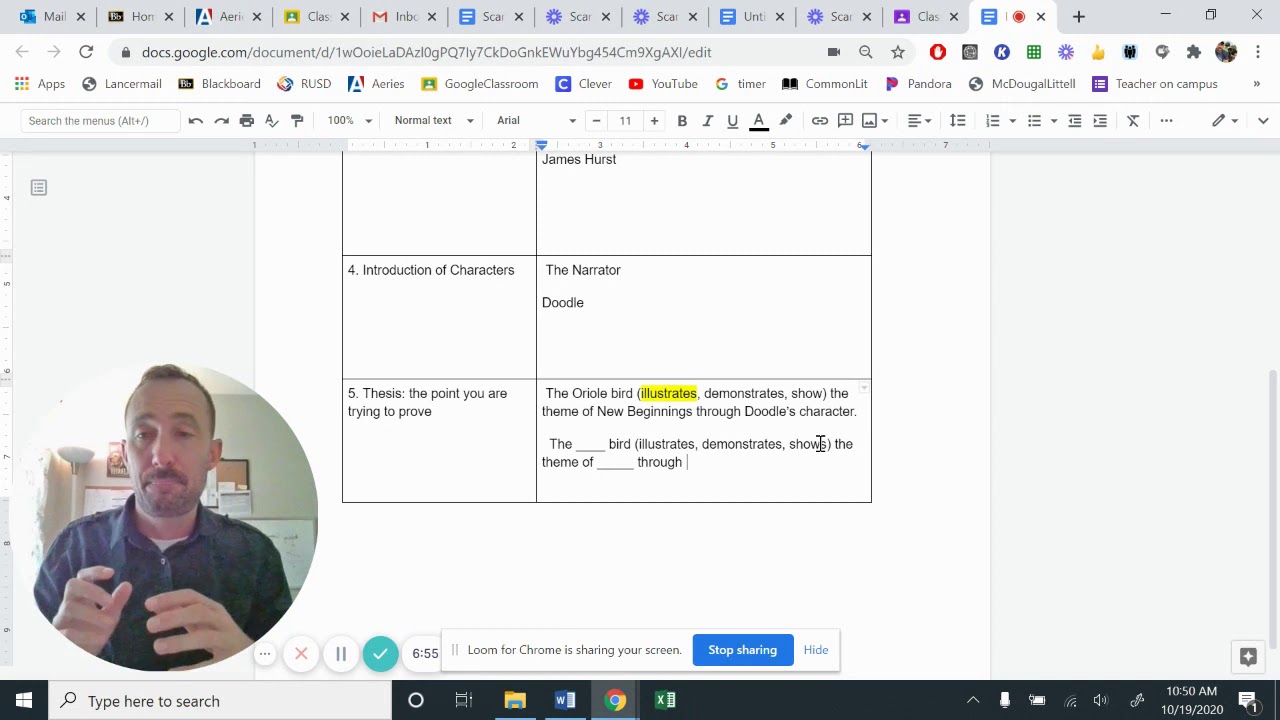 Scarlet Ibis symbol chart Video4 IntroThesis - YouTube