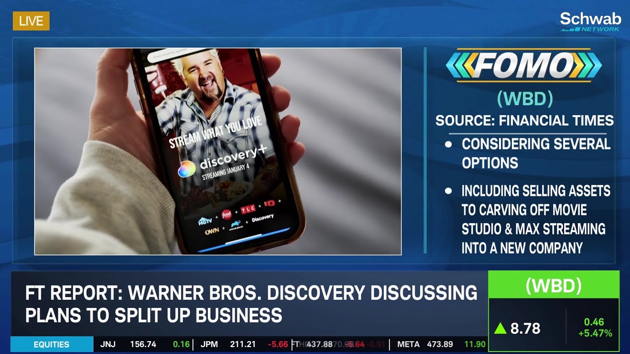 Warner Bros. Discovery (WBD) Could Split Up Business - YouTube