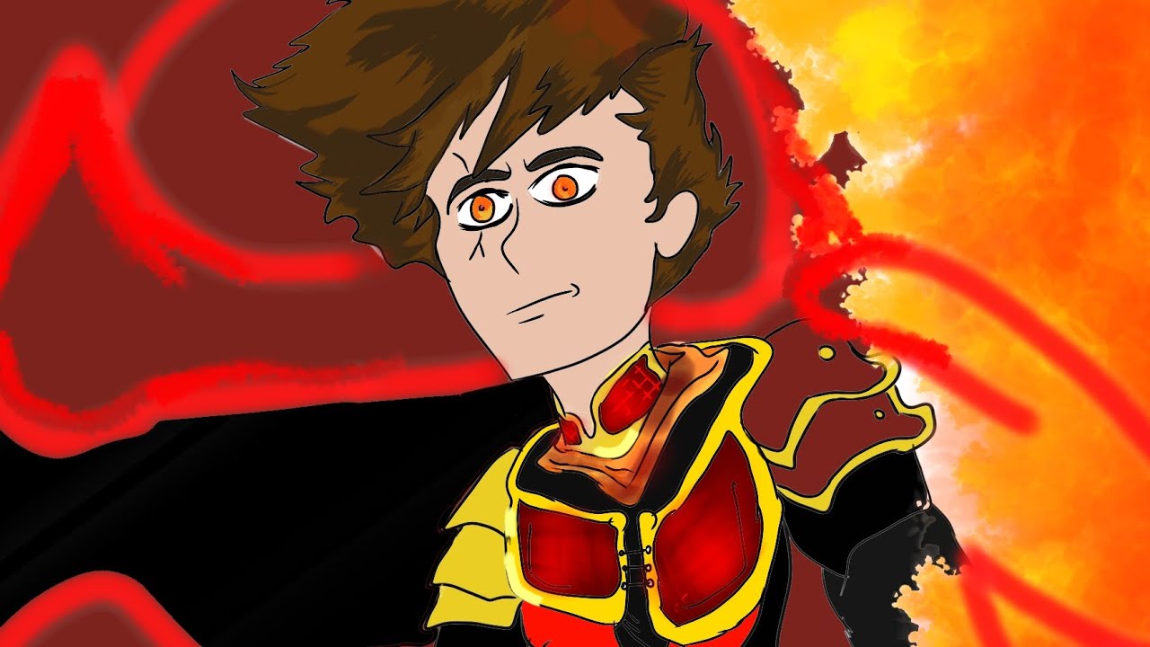 digital drawing ️ time lapse( human version of kai from Ninjago (no ...