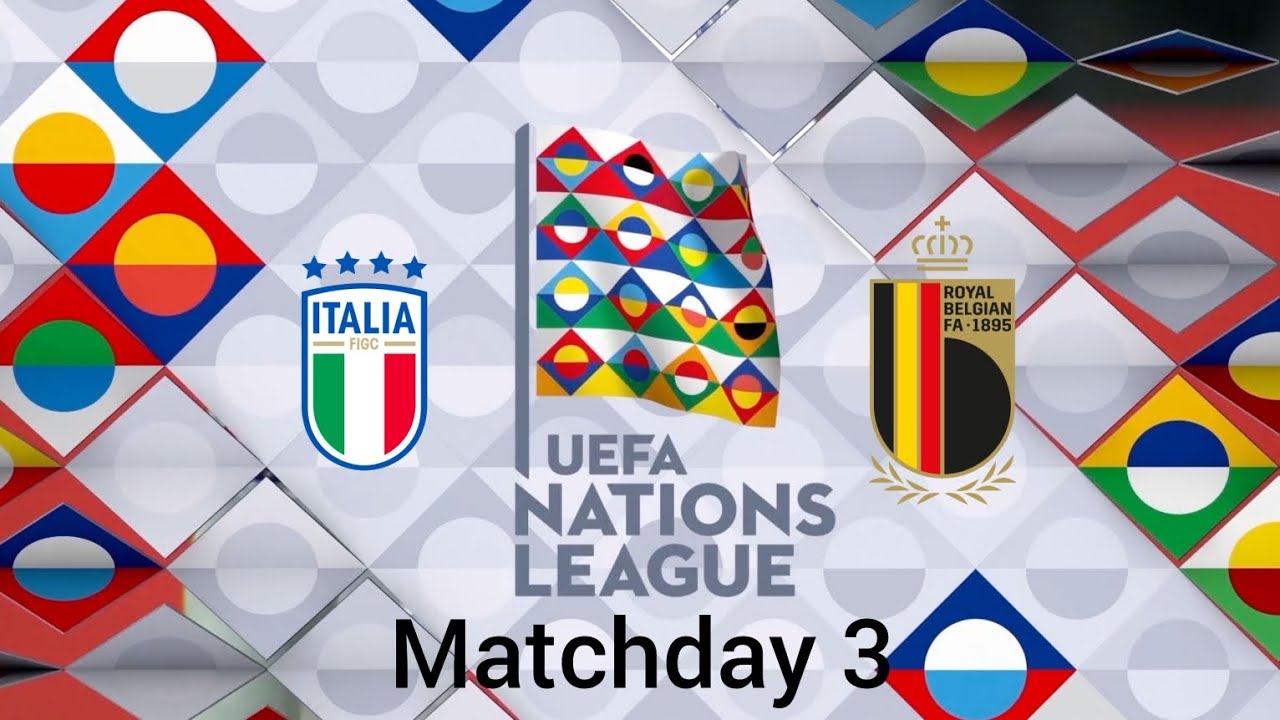 UEFA Nations League, League A Group 2, Matchday 3, Italy vs Belgium ...