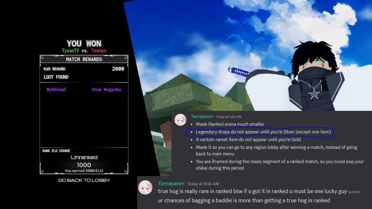 First player to get True Hogyoku from ranked - YouTube