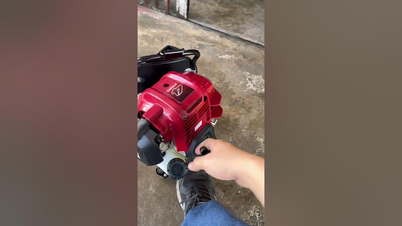 Hozugawa GX50 4 STROKE Brush Cutter - YouTube