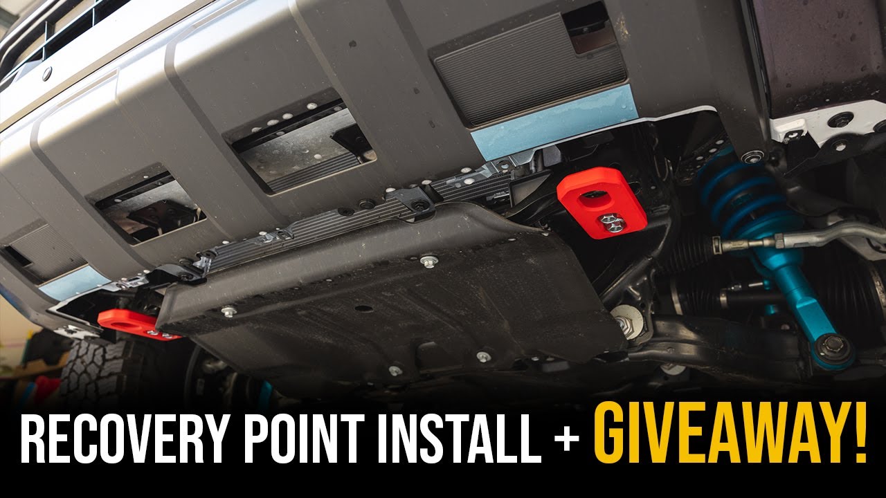 6th Gen 4Runner Front Recovery Points Install + GIVEAWAY! - YouTube