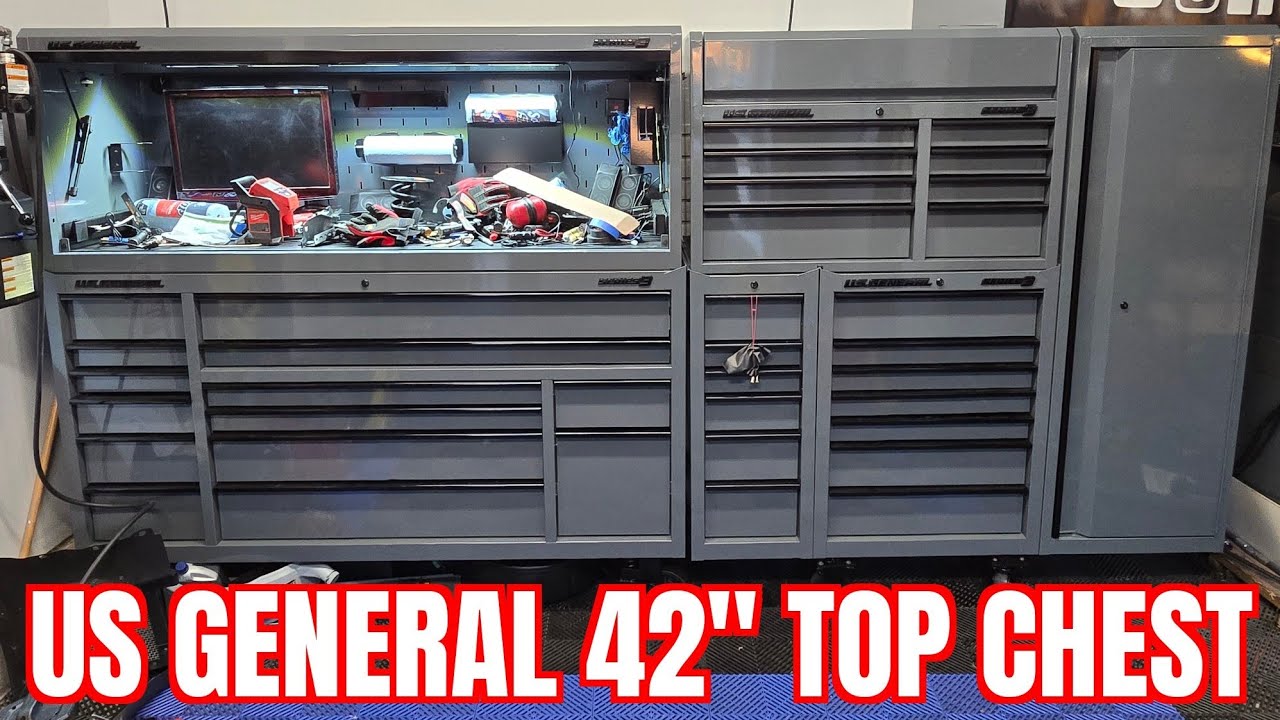 @harborfreight #usgeneral 42" Top Chest! - YouTube