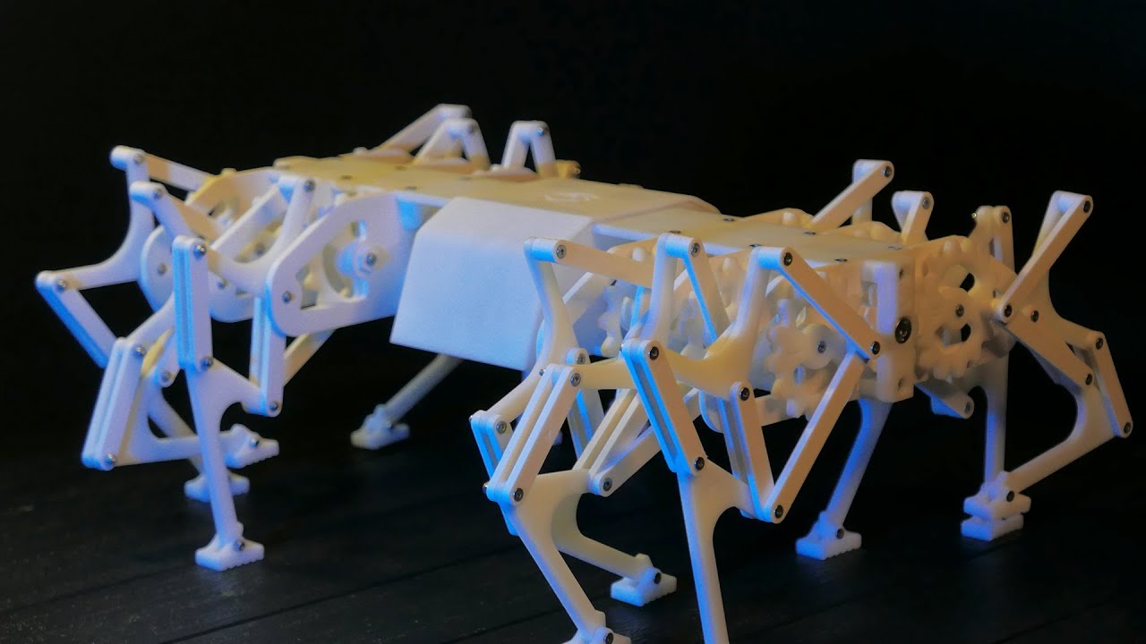 Robot Arduino Bluetooth - Strandbeest - YouTube