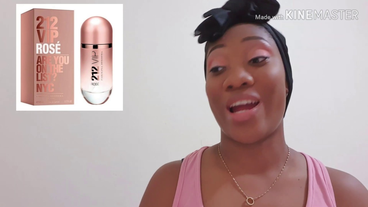 Review on 212 VIP Rose by Carolina Herrera #CH #212 #trinigirl - YouTube