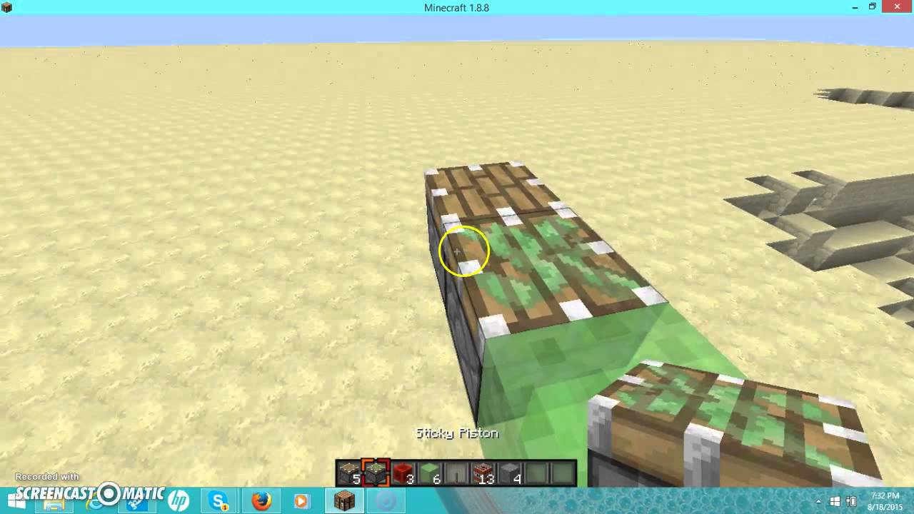 Minecraft tutorial on a Tomahawk missile - YouTube