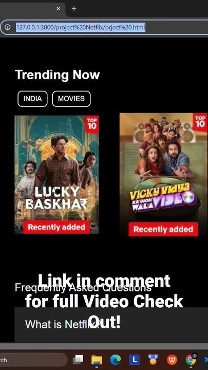 Netflix.com Clone Website Design #codewithharry #netflix #websitedesign #frontend #code #website ...