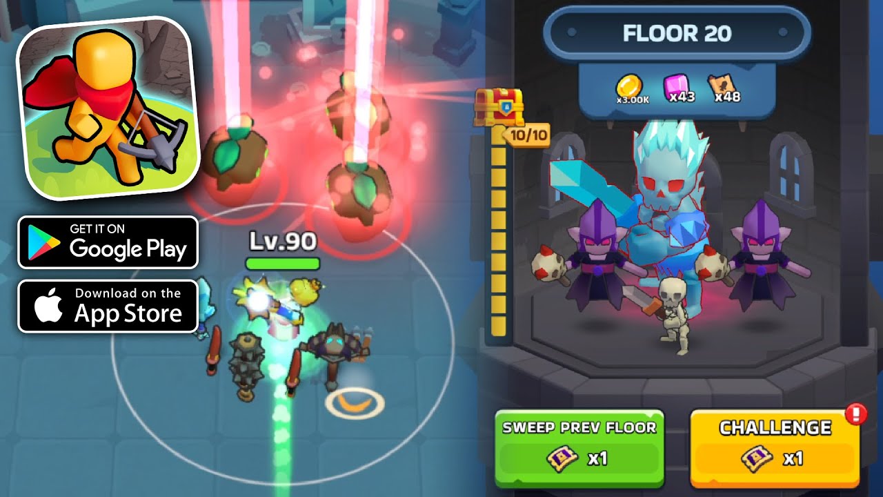 XP Hero - New Floors - Gameplay Walkthrough 38 (Android, iOS) - YouTube
