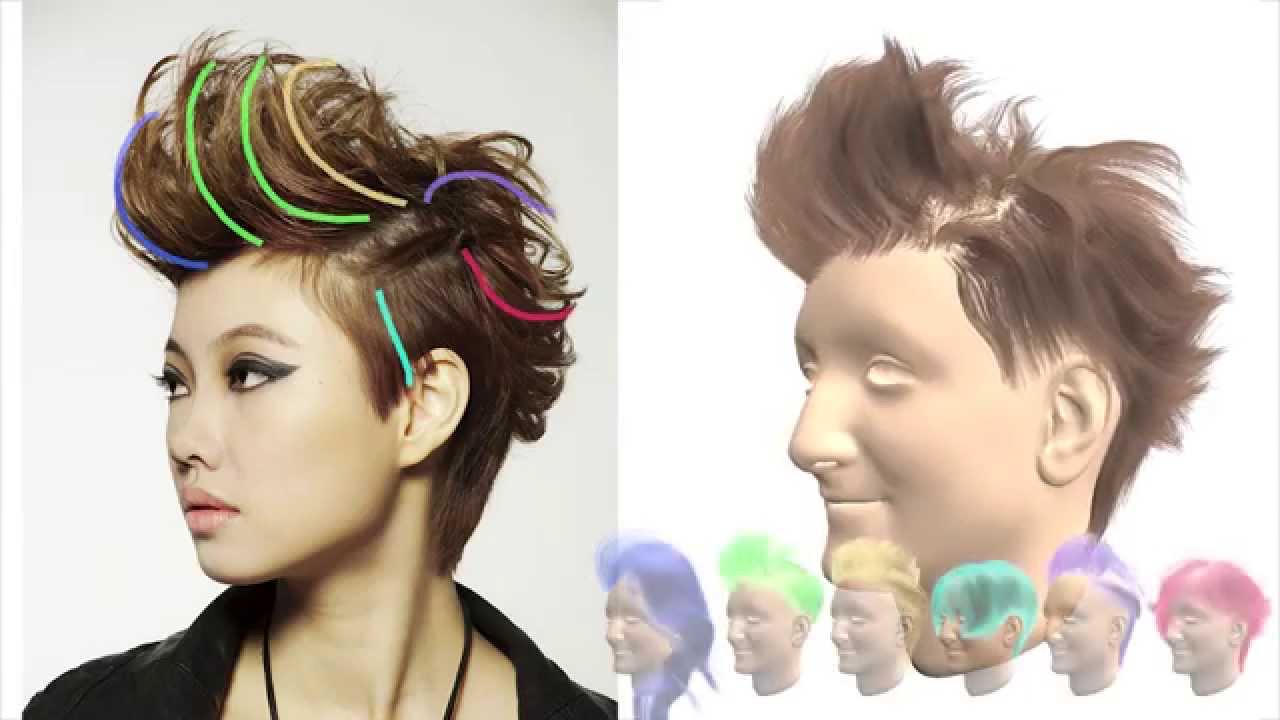 Single-View Hair Modeling Using A Hairstyle Database - YouTube