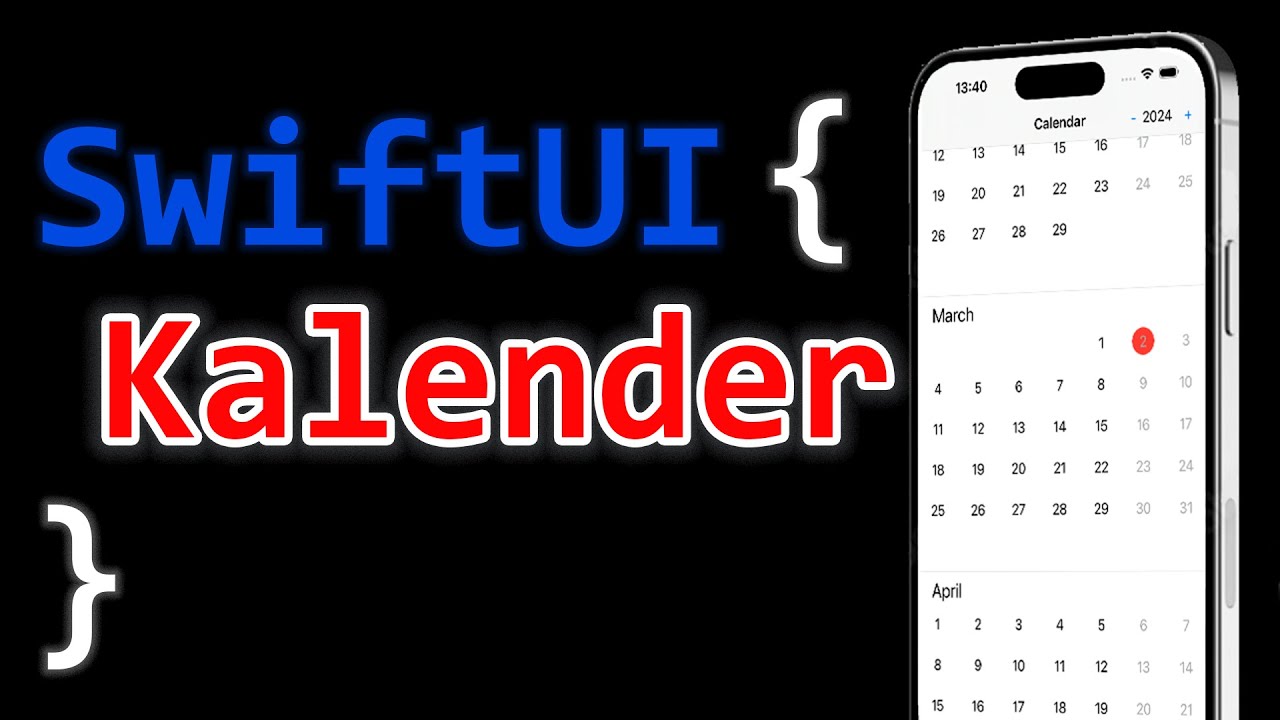 ULTIMATIVE Kalender App in SwiftUI programmieren - YouTube