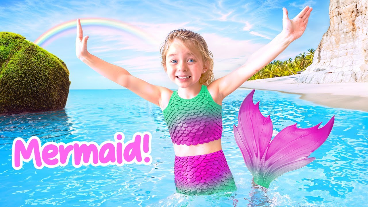 Ivy Turns Into a Magical Mermaid! - YouTube