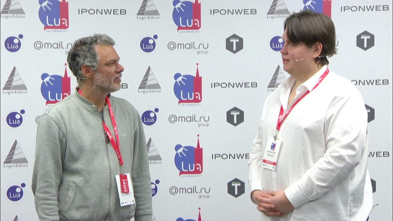 Interview with Roberto Ierusalimschy: Lua in Moscow 2017 - YouTube