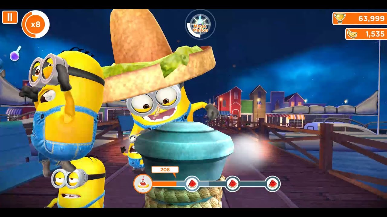 MINION RUSH SPLITTER VS DESPICABLE ME PIER 12 AREA #games #gaming - YouTube
