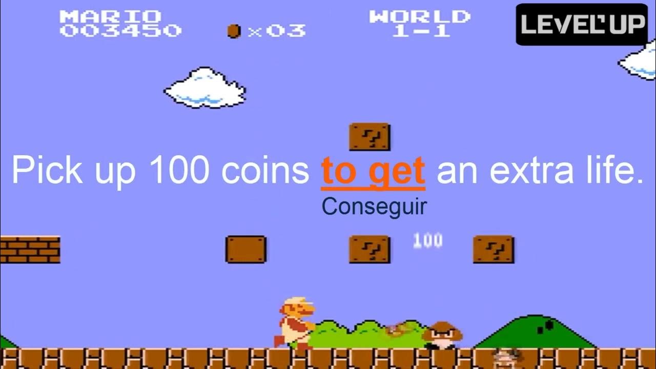 Super Mario - Learning Verbs - YouTube