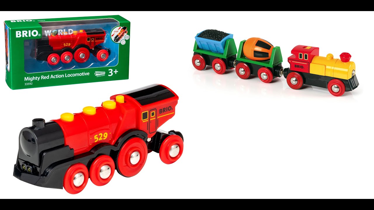 BrioWorld Battery Trains - YouTube