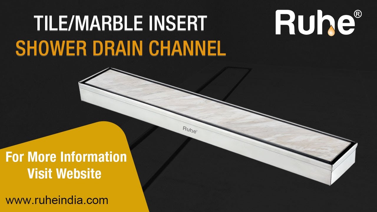 New Designs Shower Drain Channels | Made in India | फ्लोर/फर्श/बाथरूम ...