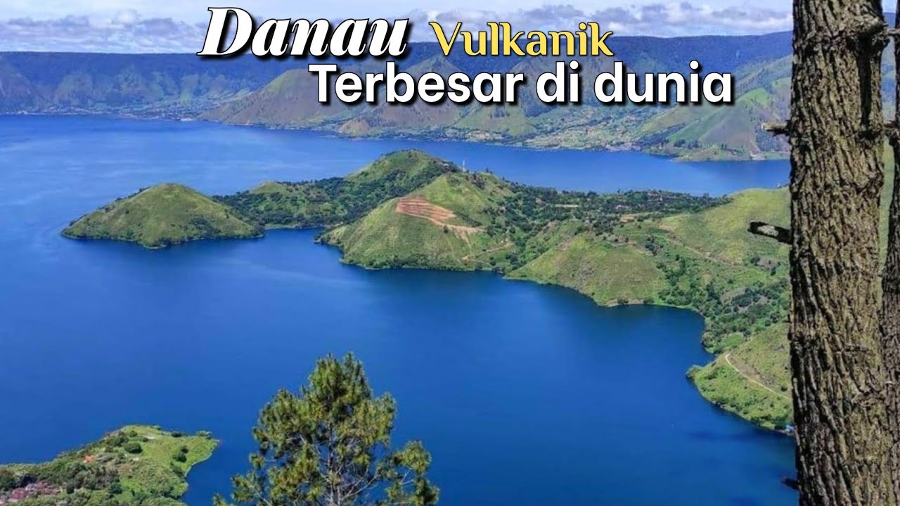 Danau Vulkanik Terbesar di Dunia | Drone view Danau Toba - YouTube