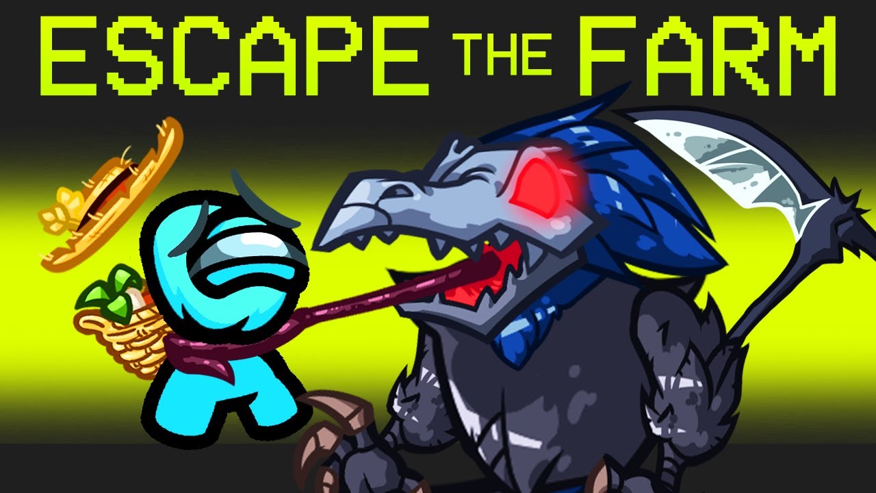 ESCAPE the FARM IMPOSTER ROLE in Among Us - YouTube