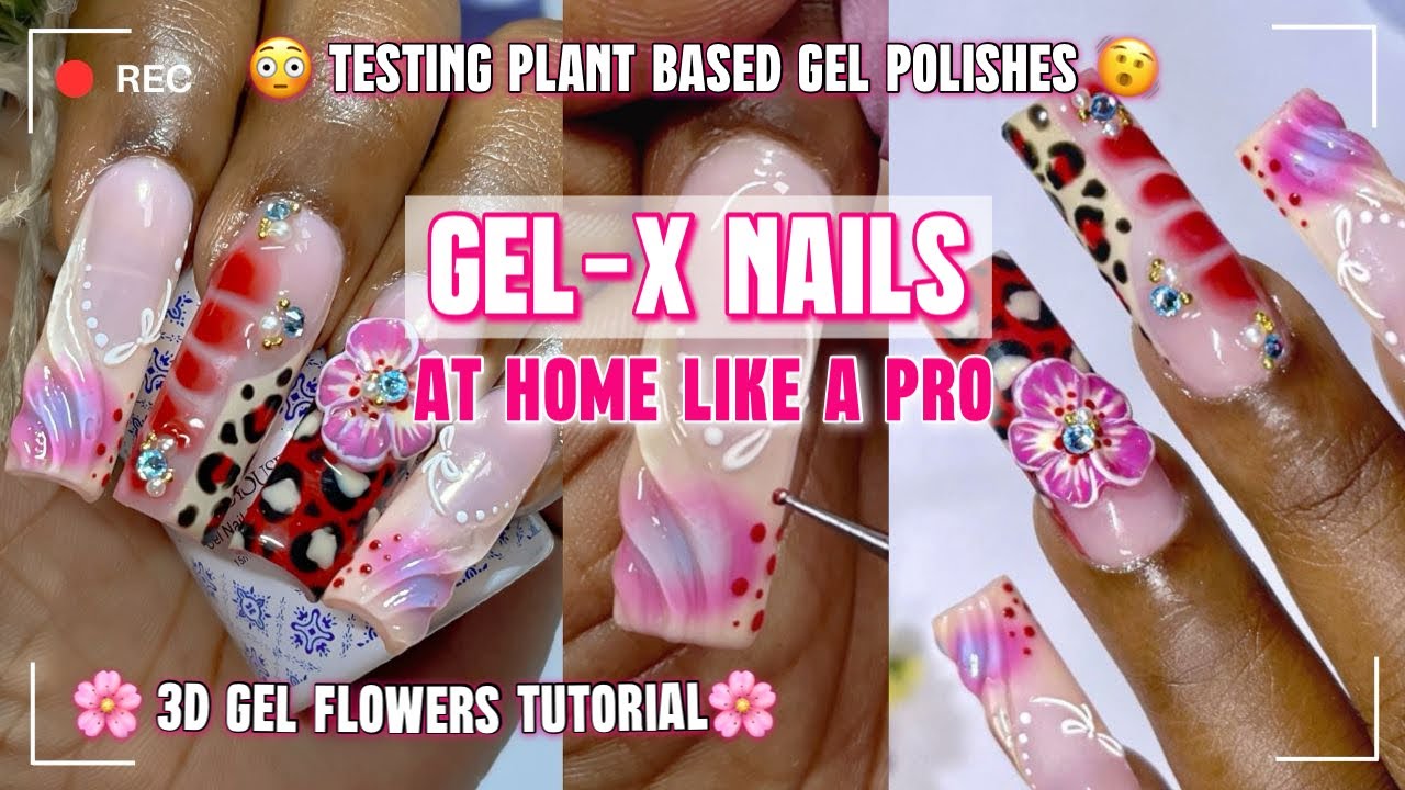 How To Gel-X Nails Tutorial @MelodySusieOfficial NEW Plant-Base Gel ...