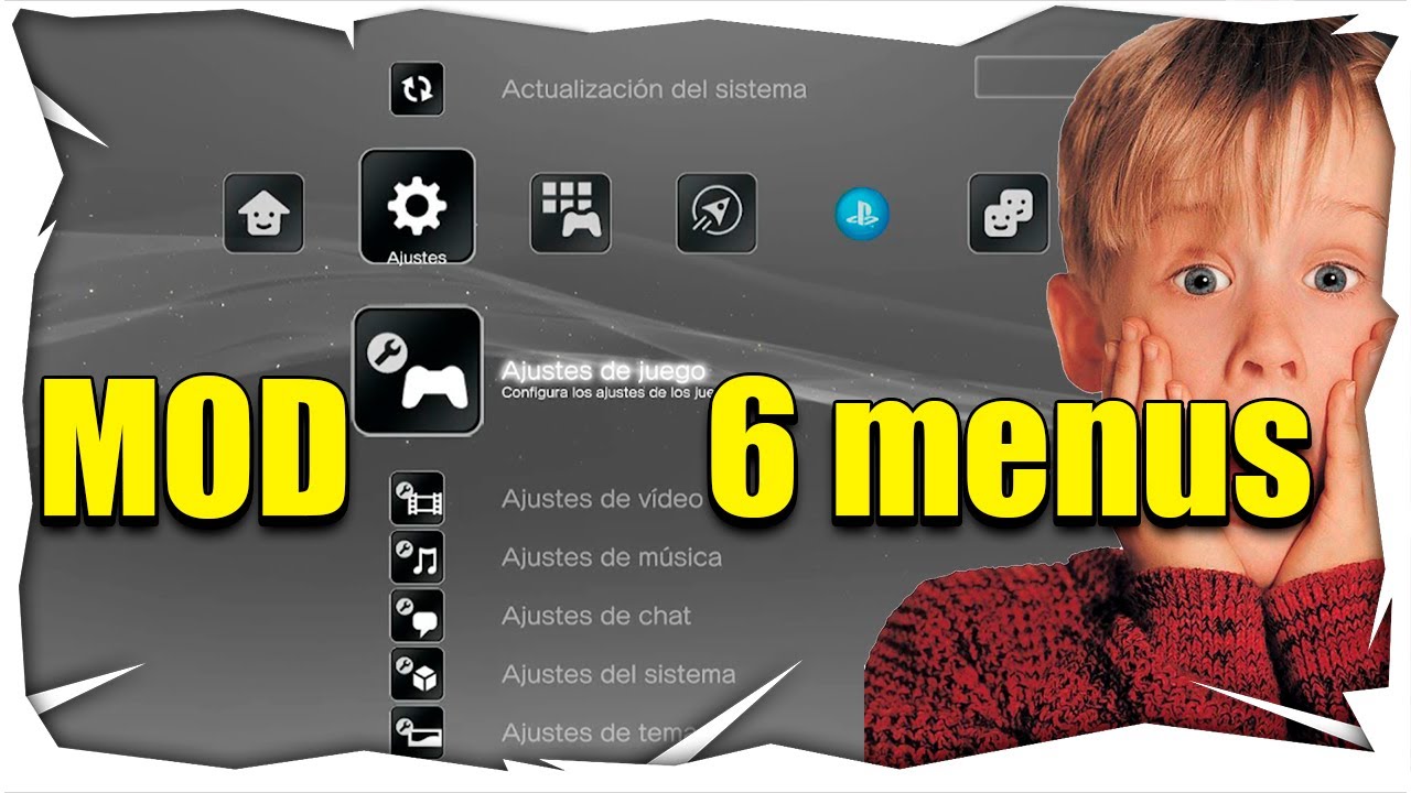 MOD 6 MENUS PARA PS3 MODIFICACIONES XMB - YouTube