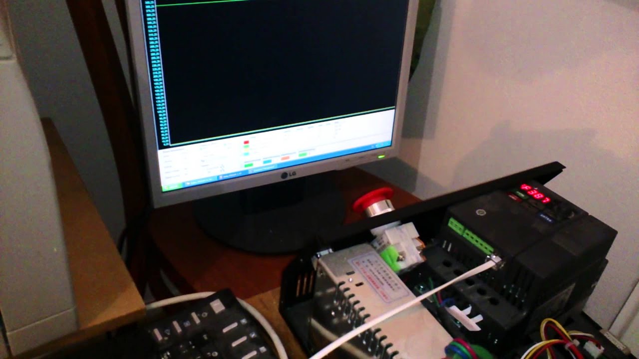 Delta VFD with pc controll - YouTube