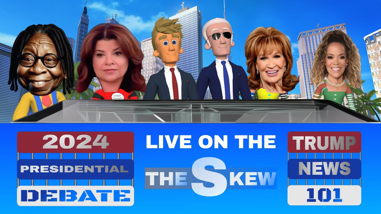 Presidential Cartoon Debate On The SKEW! #cartoon - YouTube